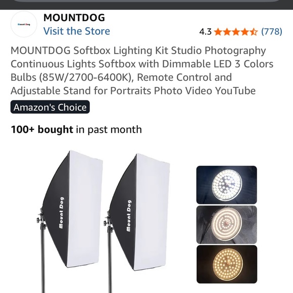 Cameras, Photo & Video | Softbox Lighting Kit With Dimmable Led | Poshmark